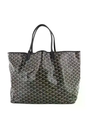 Goyard Saint Louis Coated Canvas Gm Tote Bag - Black