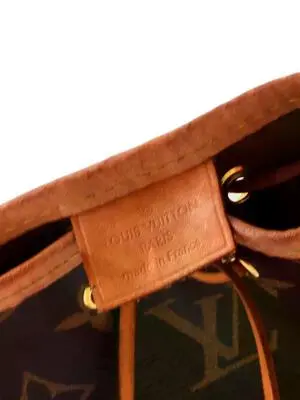 LOUIS VUITTON Noe Handbag Monogram Canvas Nano Bucket Bag