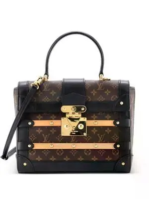 LOUIS VUITTON Trianon Handbag Monogram Canvas Pm - Brown