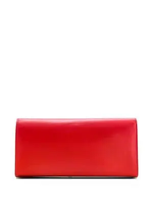 Saint Laurent Classic Monogram Long Clutch Bag - Red
