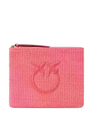 Pinko Logo-detail Wallet - Pink