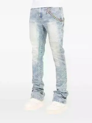 GUAPI Sashiko Appliqué Jeans