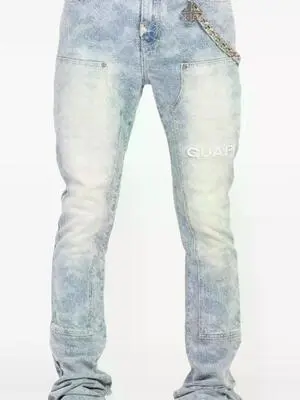 GUAPI Sashiko Appliqué Jeans