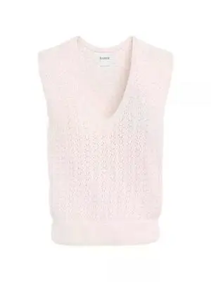 BARRIE Cashmere Lace Vest