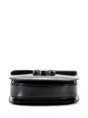 Celine Triomphe Besace Clea Chain Flap Bag - Black