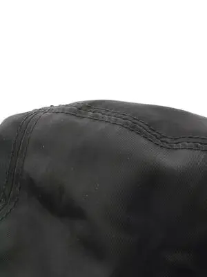 Prada 2010s Triangle-logo Bucket Hat - Black