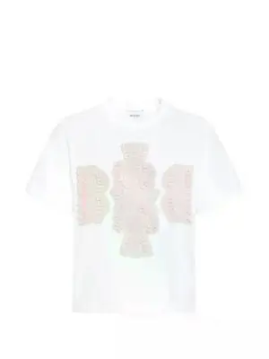 BARRIE Logo-patch Cotton T-shirt - White