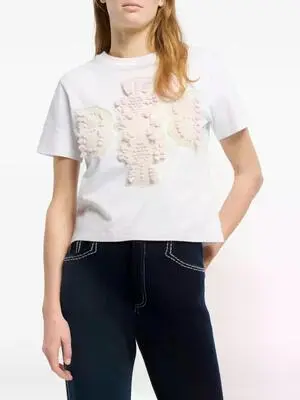 BARRIE Logo-patch Cotton T-shirt