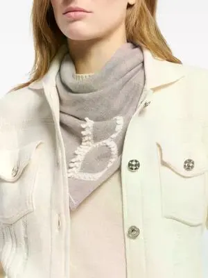 BARRIE Cashmere Scarf - Grey