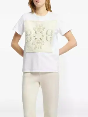 BARRIE Logo-patch T-shirt - White