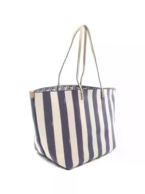 Fendi Large Roll Tote Bag - Blue