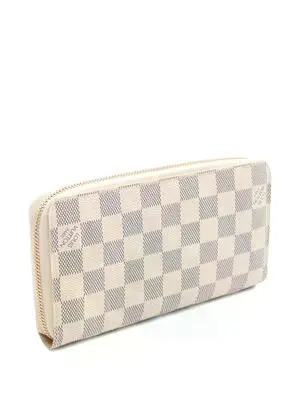 LOUIS VUITTON 2008 Damier Azur Zip-fastening Wallet - Neutrals