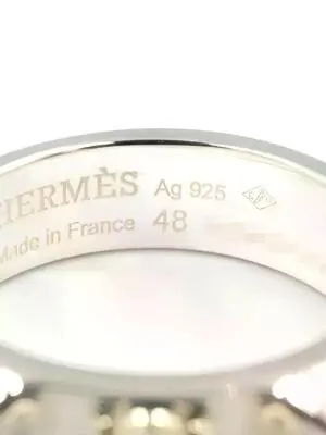 Hermès 1990s Collier De Chien Ring