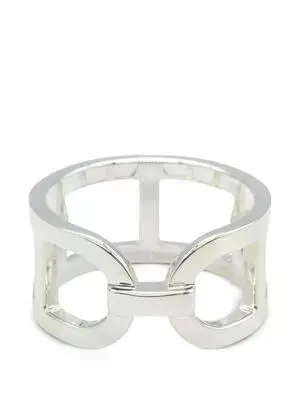 Hermès Mm Chaine D'ancre Ring - Silver