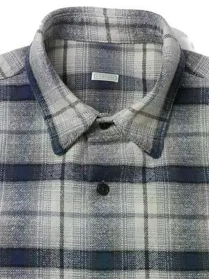A.PRESSE Checked Long-sleeve Shirt