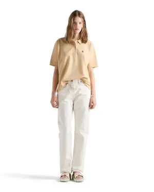 Prada Piqué Polo Shirt - Neutral