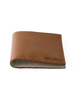 Prada Saffiano Leather Wallet - Brown