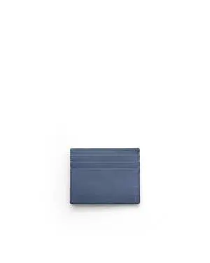 Prada Saffiano Leather Card Holder - Blue