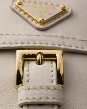 Prada Nappa Leather Pouch - Neutral