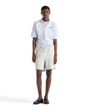 Prada Cotton Polo Hirt - Light Blue
