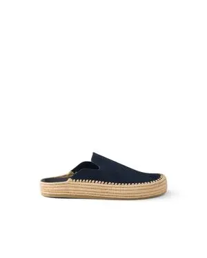 Prada Suede Mules - Blue