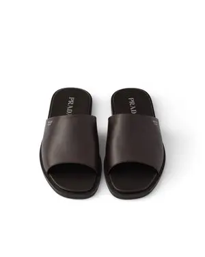 Prada Leather Slides