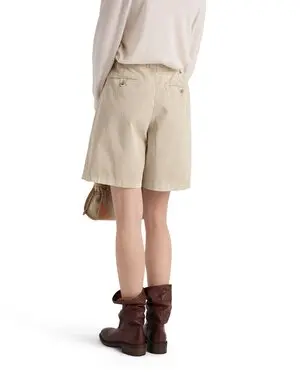 Prada Garment-dyed Old Gabardine Bermuda Shorts