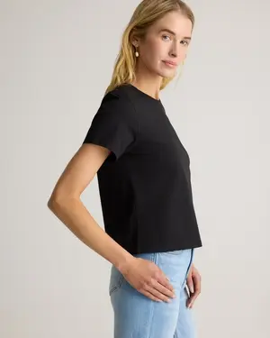 Quince Boxy Crewneck T-shirt