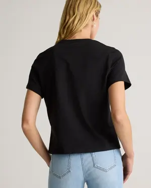Quince Boxy Crewneck T-shirt