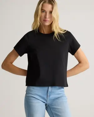 Quince Boxy Crewneck T-shirt