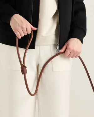 Quince Italian Leather Dog Harness Walk Kit