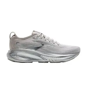 Brooks Silver Tone Sneakers For Men