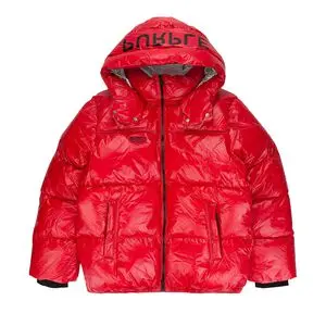 PURPLE BRAND Nylon Down Puffer Jacket - Red