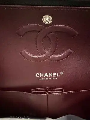 Chanel Quilted Caviar Double Flap Bag - Black