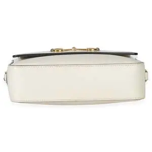 Gucci 1955 Horsebit Shoulder Bag - White