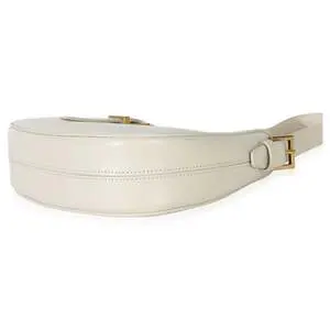Saint Laurent Cream Le Fermoir Hobo