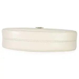 Saint Laurent Cream Le Fermoir Hobo - Neutral