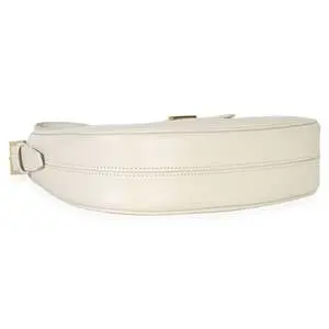 Saint Laurent Cream Le Fermoir Hobo - Neutral