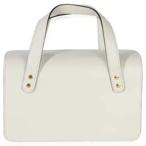 Gucci Horsebit 1955 Top Handle Bag - White