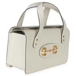 Gucci Horsebit 1955 Top Handle Bag - White