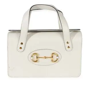 Gucci Horsebit 1955 Small Top Handle Bag White