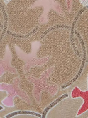 Pinko Modal Scarf With All-over Monogram Love Birds