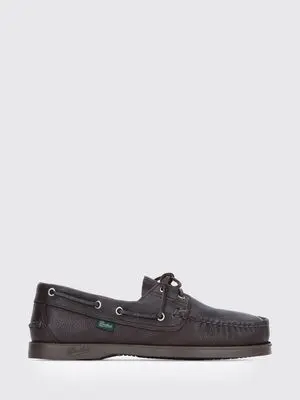 Paraboot Barth Marine Grained Leather Boat Loafer - Brown