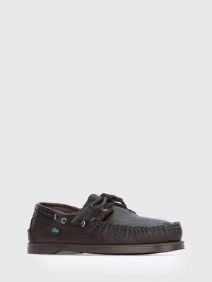 Paraboot Barth Marine Grained Leather Boat Loafer - Brown