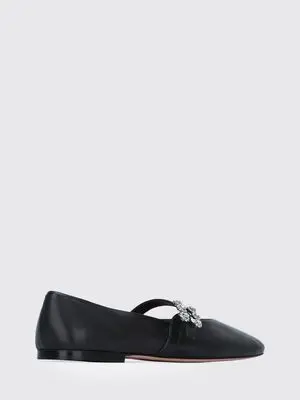 ROGER VIVIER Efflorescence Nappa Ballerina Flats - Black