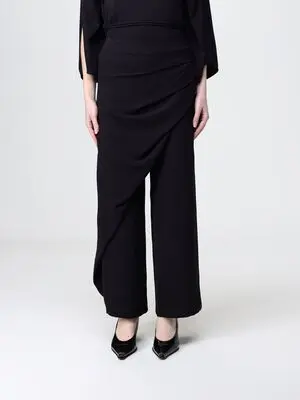 HANITA Tailored Draped Trousers - Black