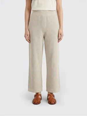 Brunello Cucinelli Textured Knit Wide-leg Pants - Beige