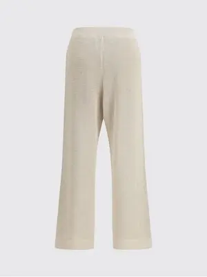 Brunello Cucinelli Textured Knit Wide-leg Pants - Beige