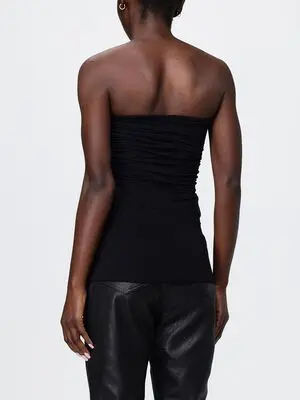 Rick Owens Stretch Cotton Cutout Top