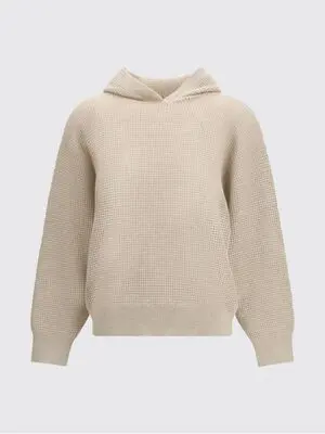 Brunello Cucinelli Cashmere Knit Hooded Sweater - Beige